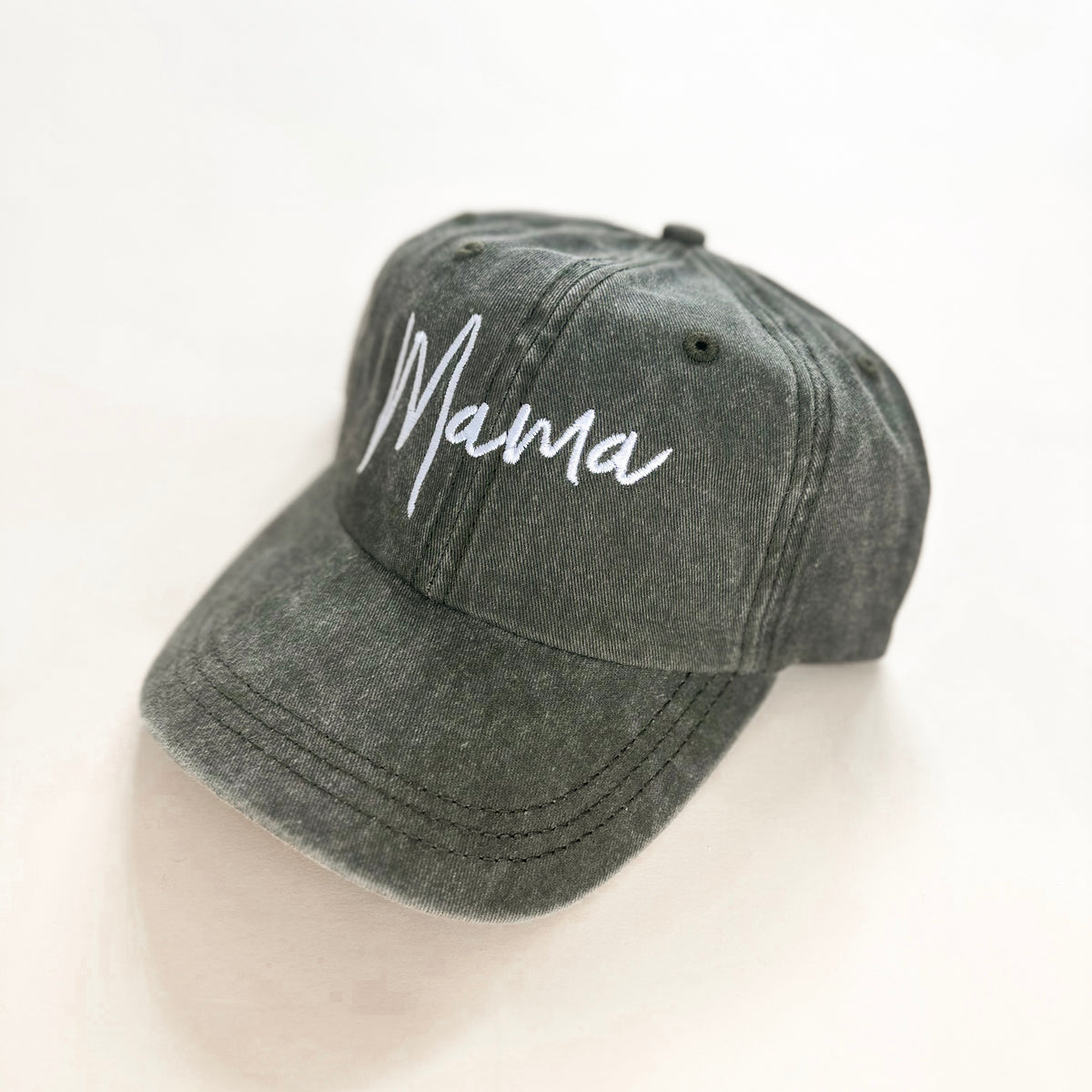Mama Handwritten Script Embroidered Baseball Cap | Merce and Company